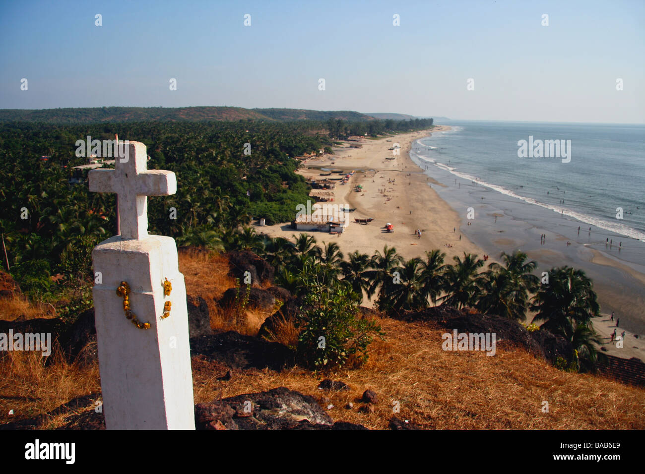 Arambol beach view Stock Photo - Alamy