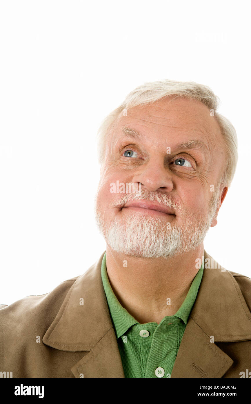 Portrait of a Scandinavian man with grey beard, Sweden Stock Photo - Alamy