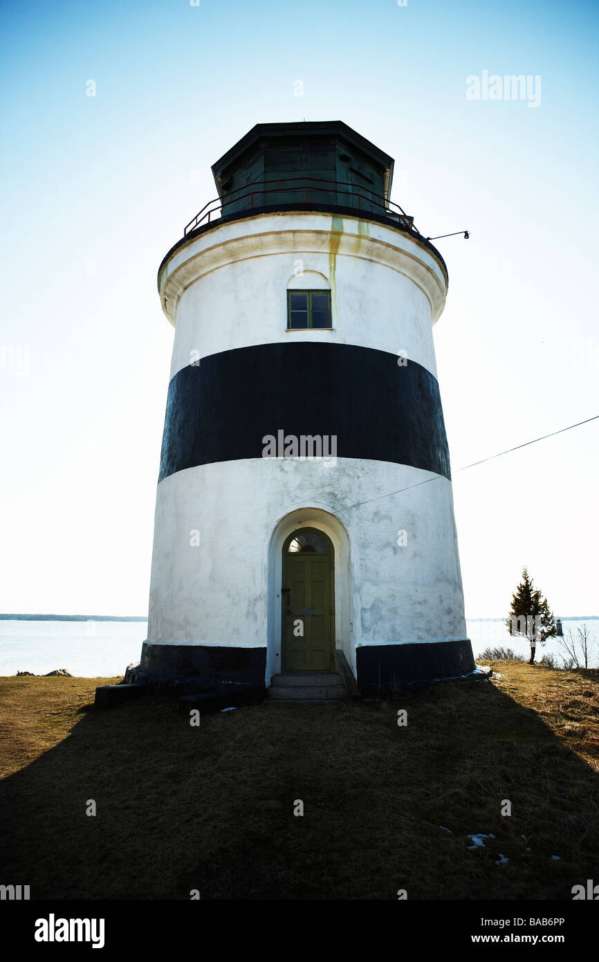 Djursten Lighthouse Graso Sweden Stock Photo - Alamy