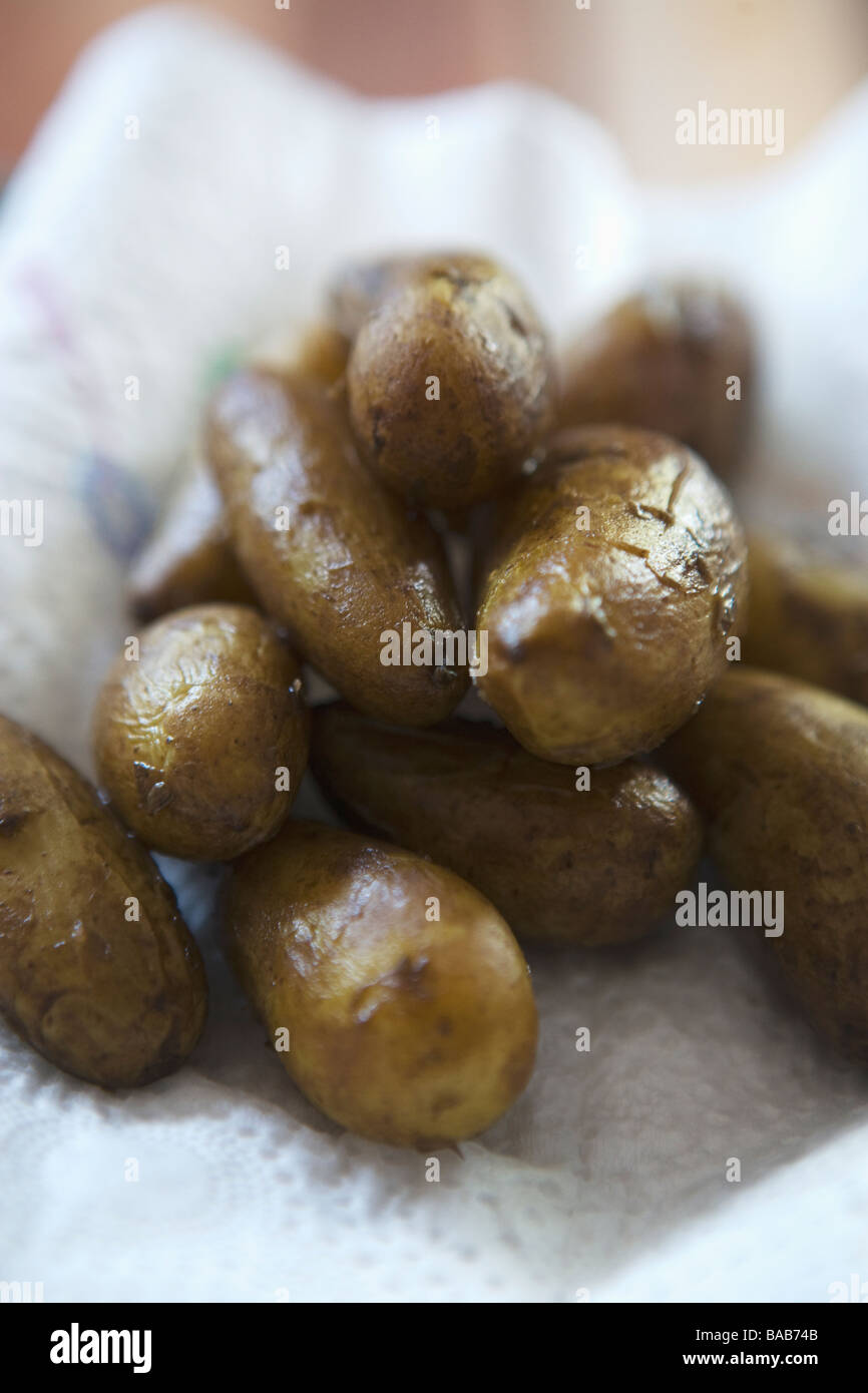 Almond potatoes, Sweden Stock Photo - Alamy