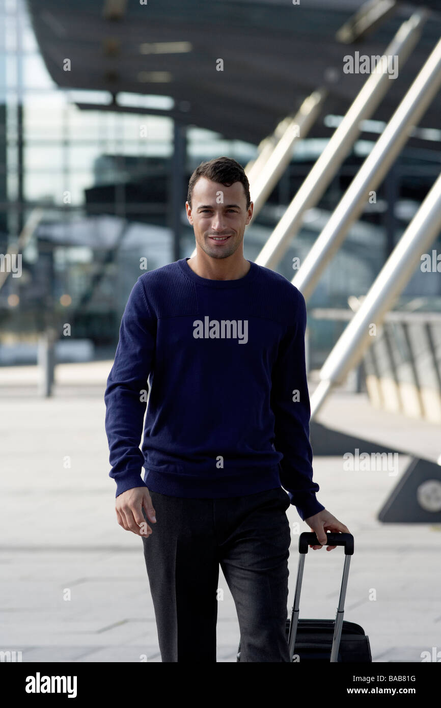 A businessman on the airport, Denmark Stock Photo - Alamy