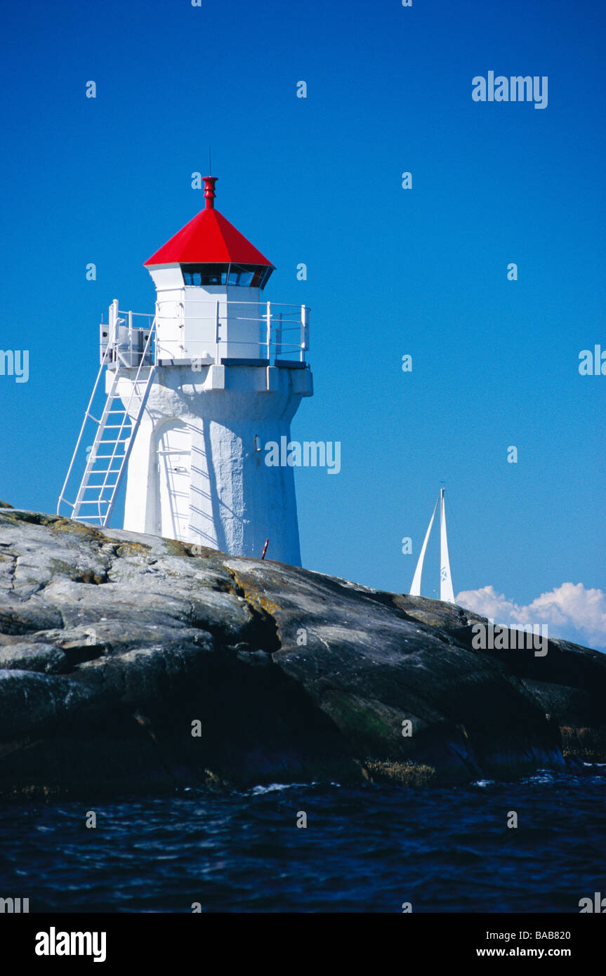 A lighthouse Sweden Stock Photo - Alamy