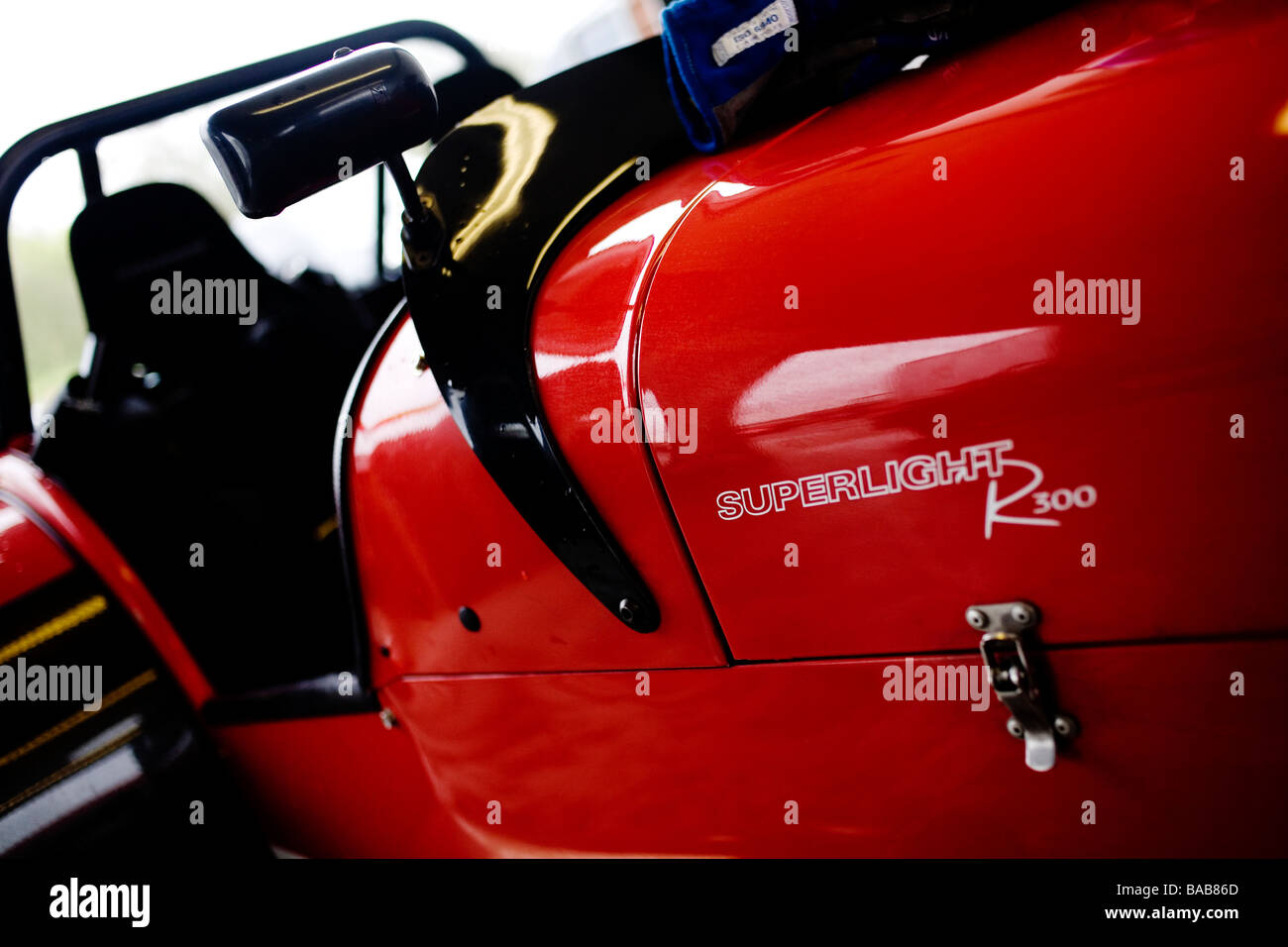 The side of a Caterham Superlight R300 racing car Stock Photo - Alamy