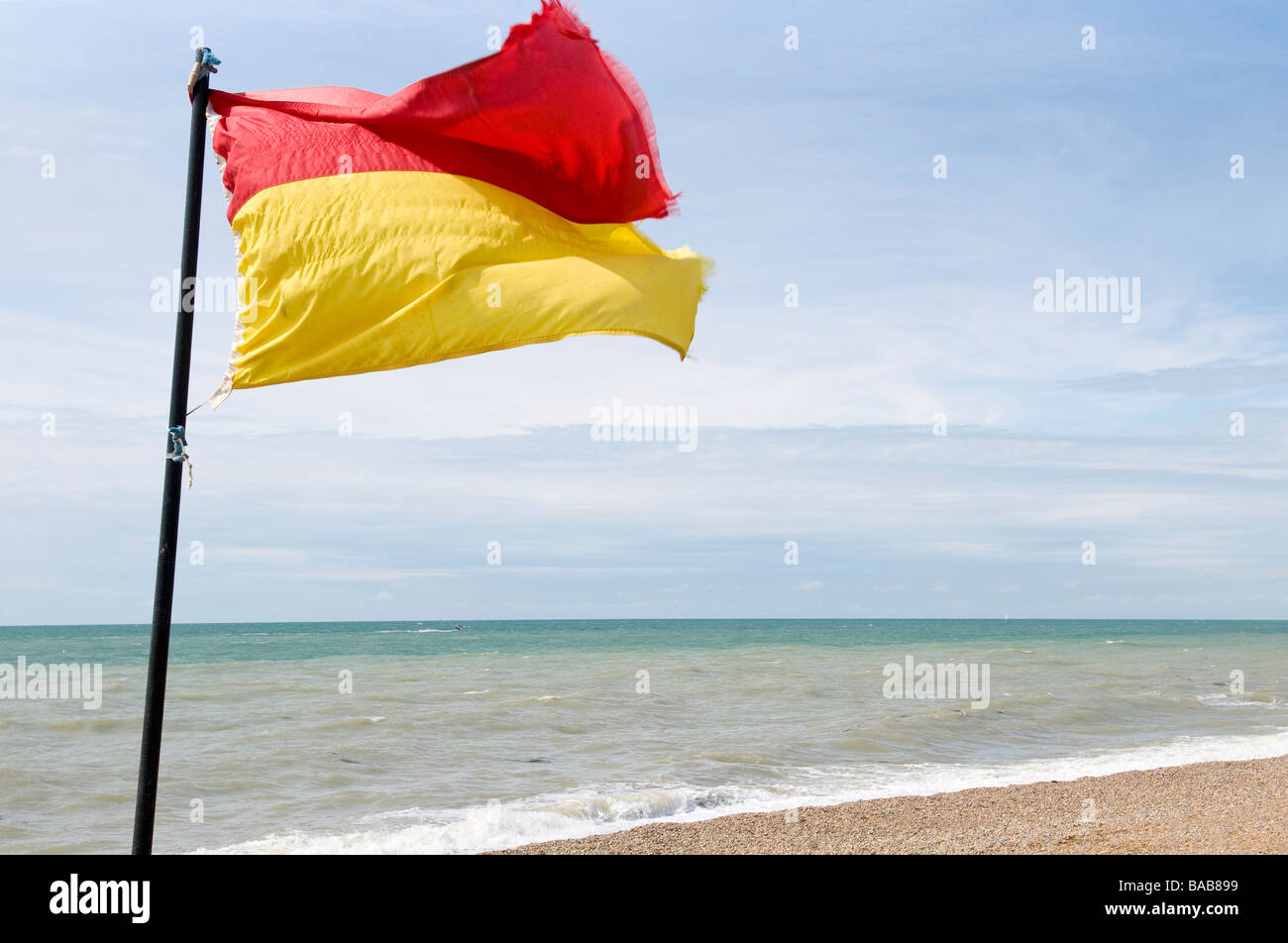 Lifeguard safety flag hi-res stock photography and images - Alamy