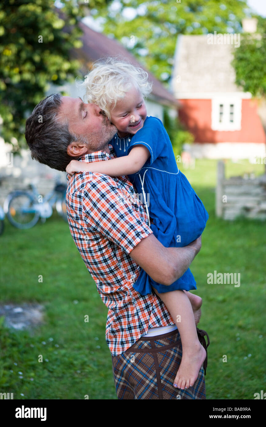 Father and daughter Sweden Stock Photo - Alamy
