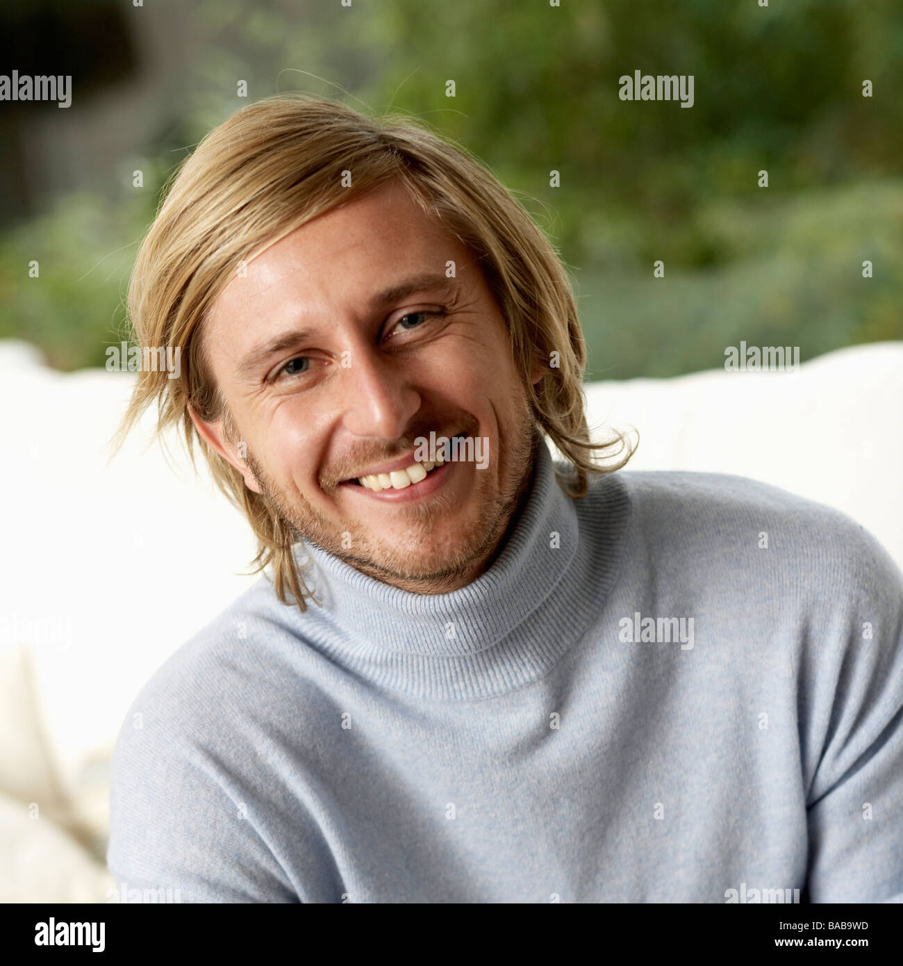 Portrait of a young smiling man Sweden Stock Photo - Alamy