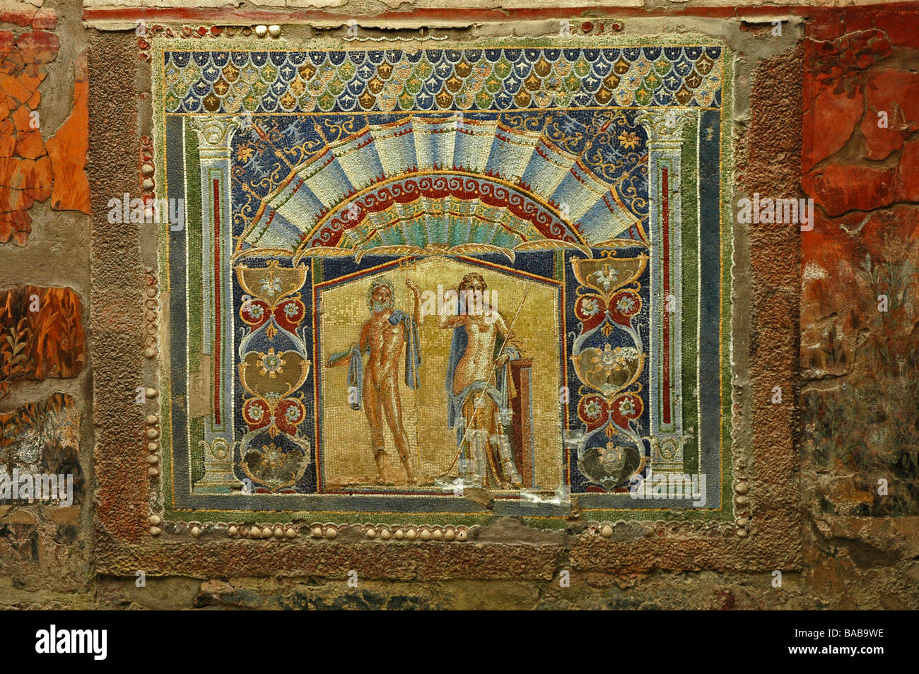 Roman fresco hi-res stock photography and images - Alamy