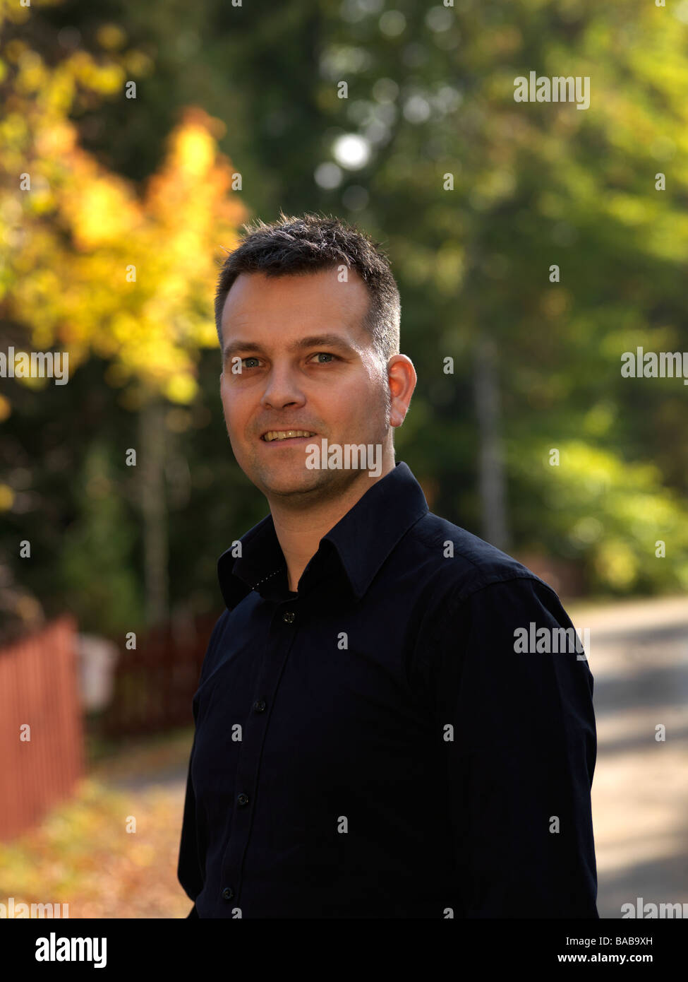 Portrait of a Scandinavian man Sweden Stock Photo - Alamy