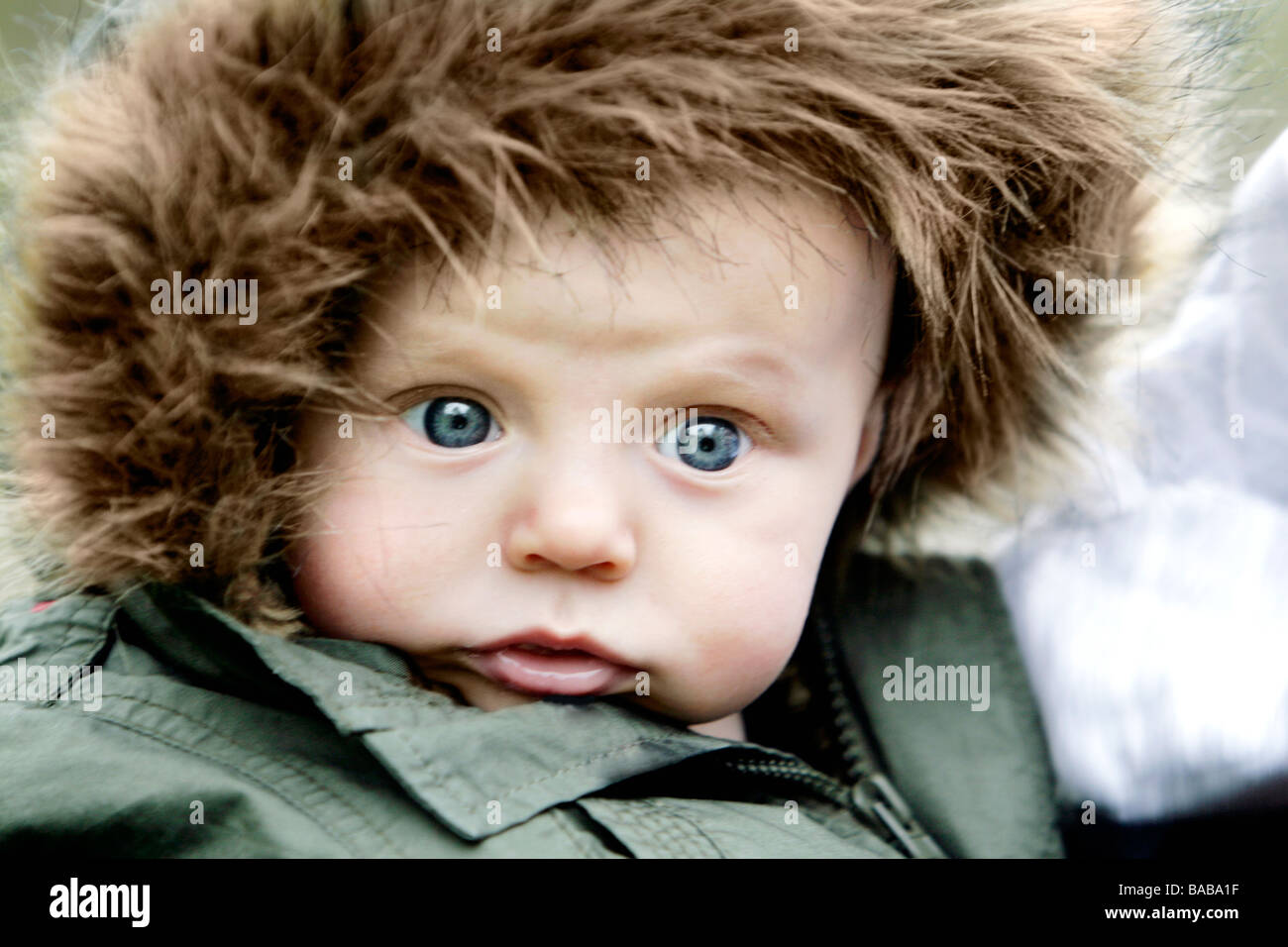 Portrait of a baby Sweden Stock Photo - Alamy
