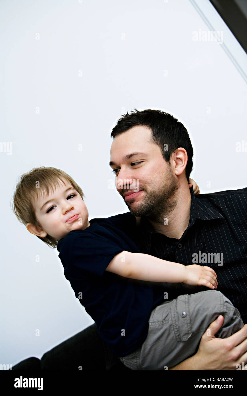 A father with his child Sweden Stock Photo - Alamy