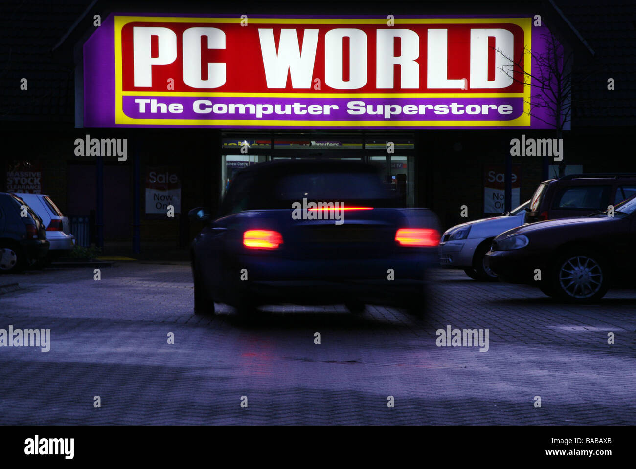 Pc world car park hi-res stock photography and images - Alamy