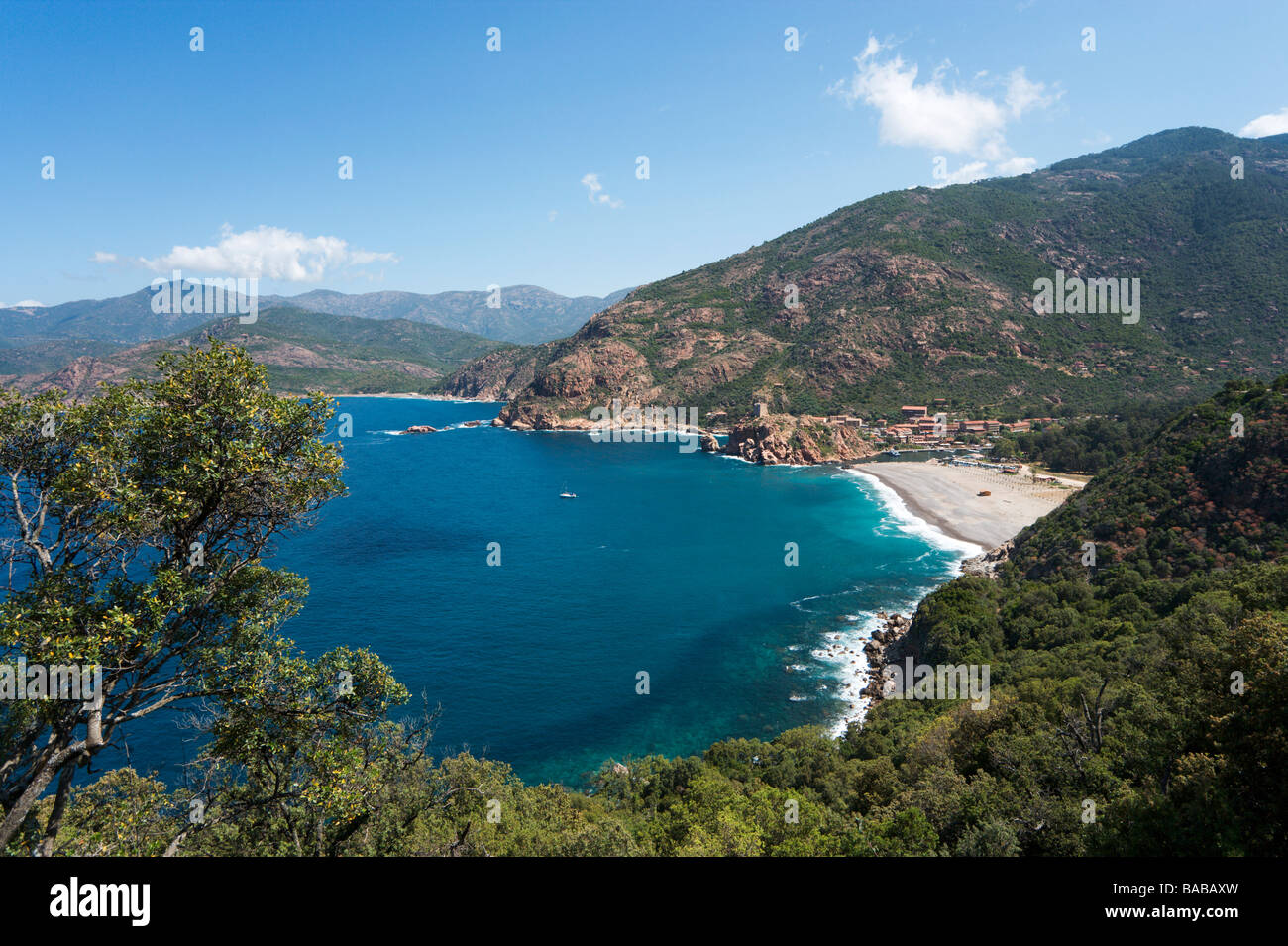 Village of porto corsica island hi-res stock photography and images - Alamy
