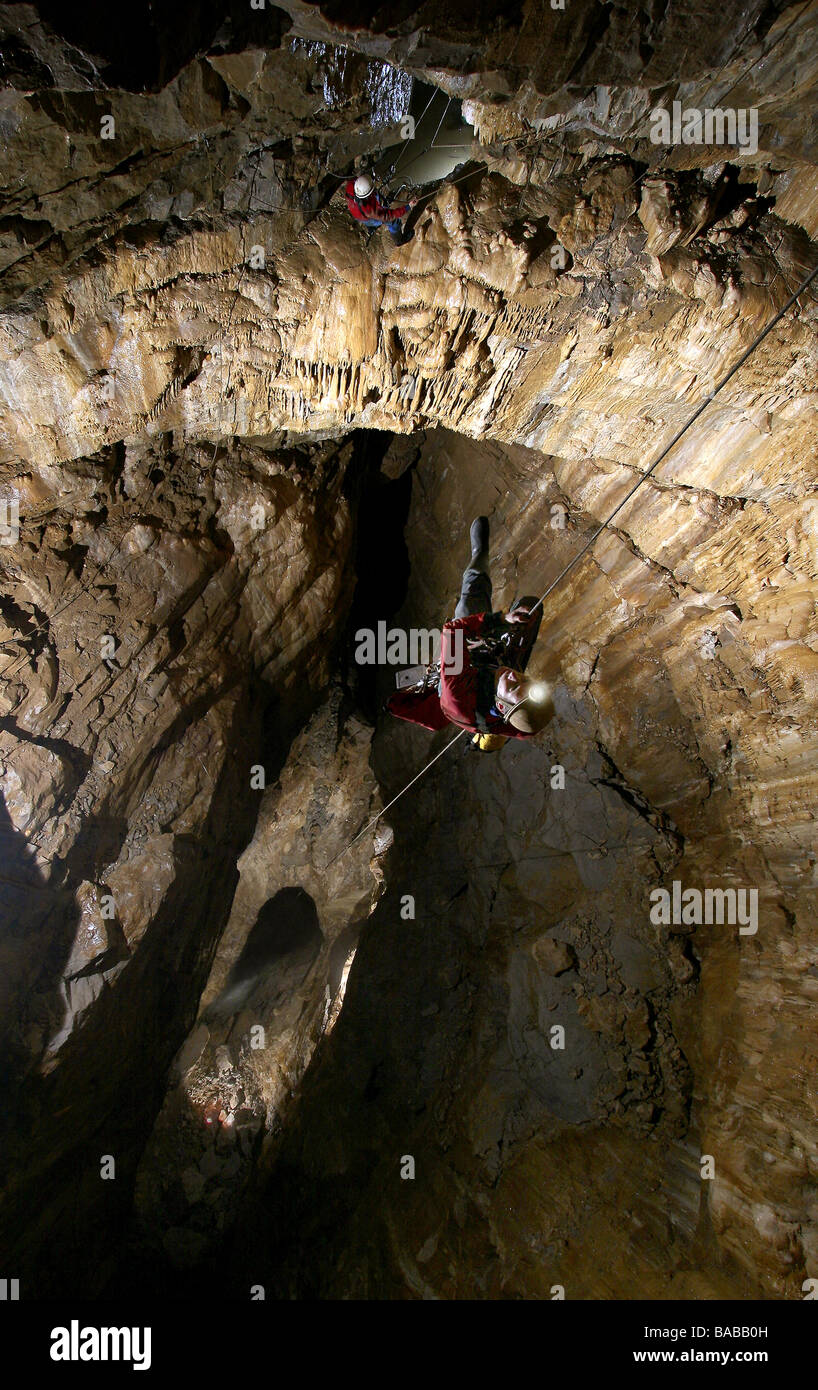 The titan cave shaft peak district hi-res stock photography and images ...
