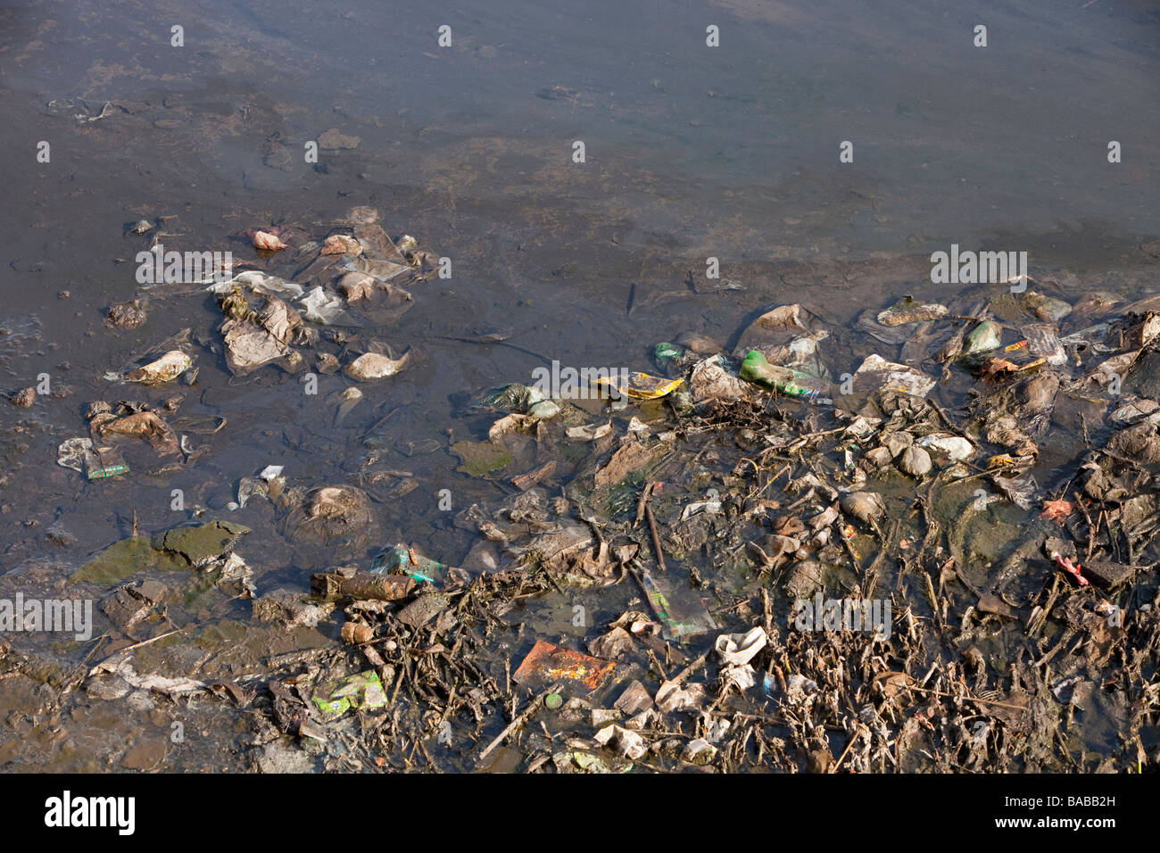 A highly polluted stream in Hangdang, Northern China Stock Photo - Alamy