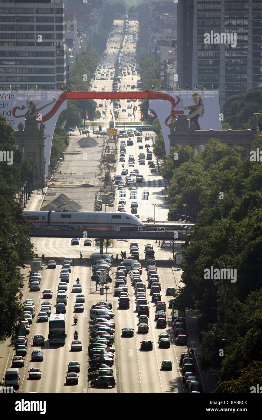 The street of June, the 17th, Berlin, Germany Stock Photo - Alamy
