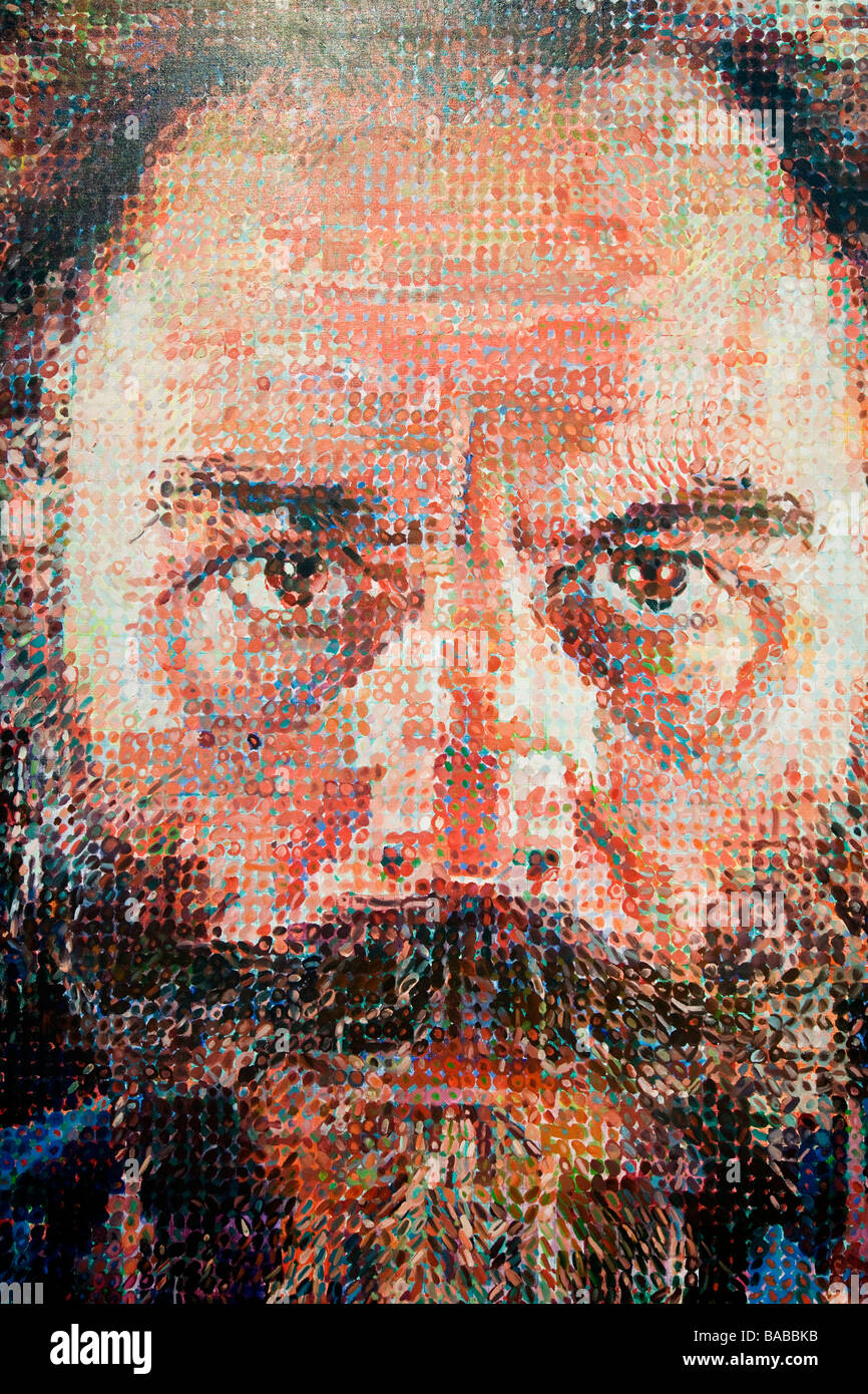 Chuck close paintings hi-res stock photography and images - Alamy