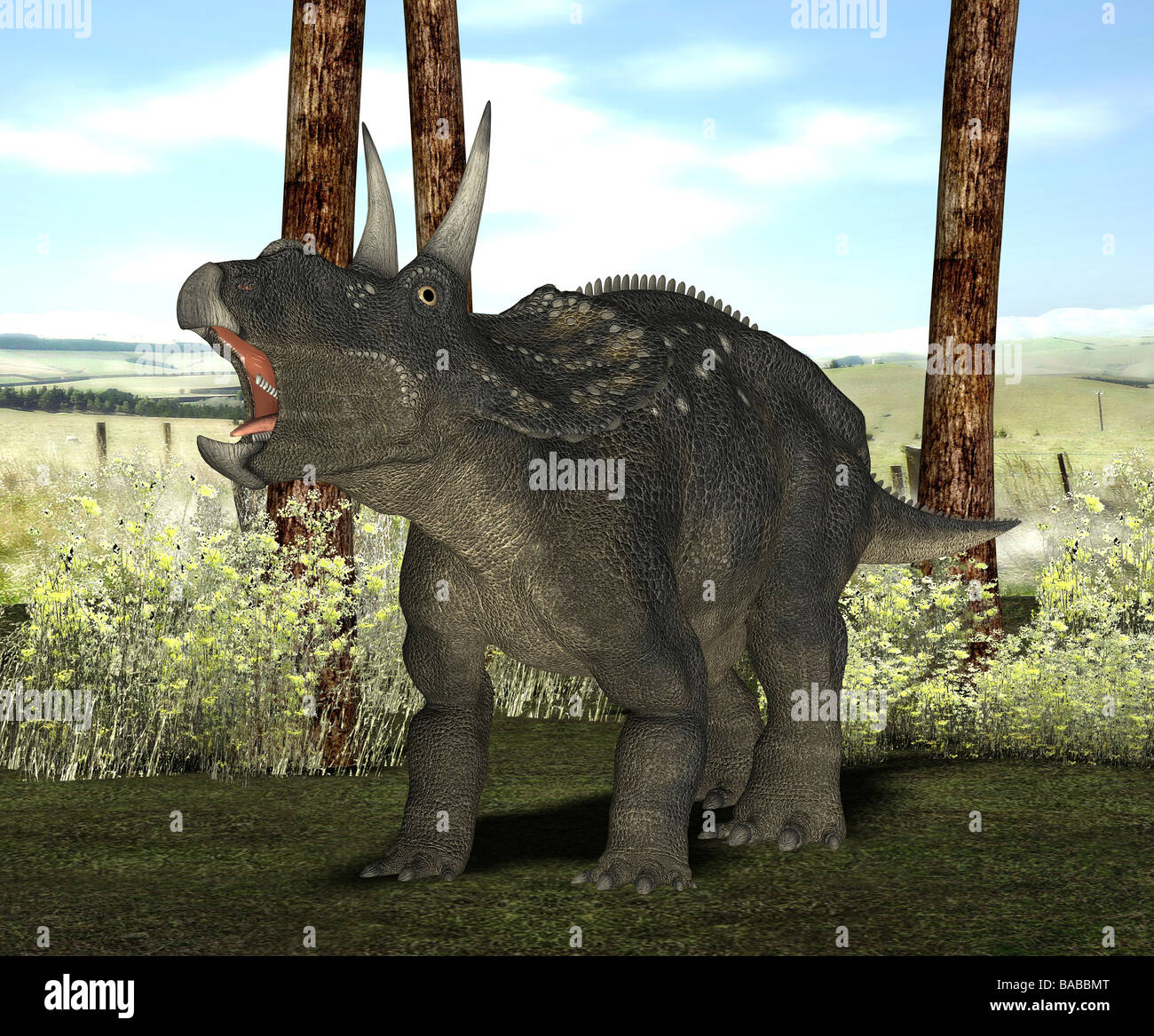 Diceratops dinosaur hi-res stock photography and images - Alamy