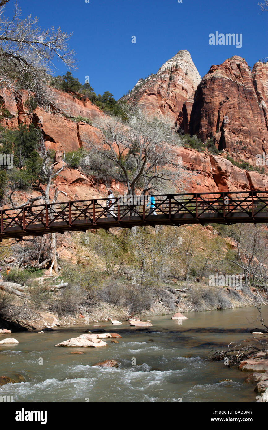 Zion bridge hi-res stock photography and images - Alamy