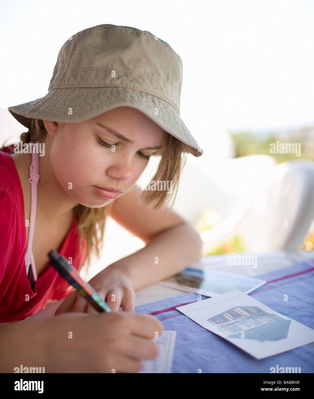 Pre Teen Writing High Resolution Stock Photography and Images - Alamy