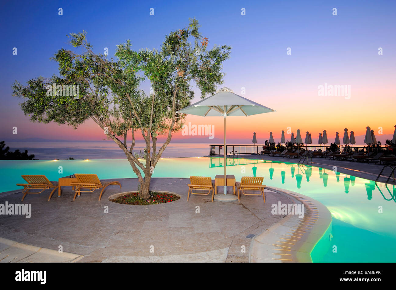 oceania club hotel, greece, halkidiki Stock Photo - Alamy