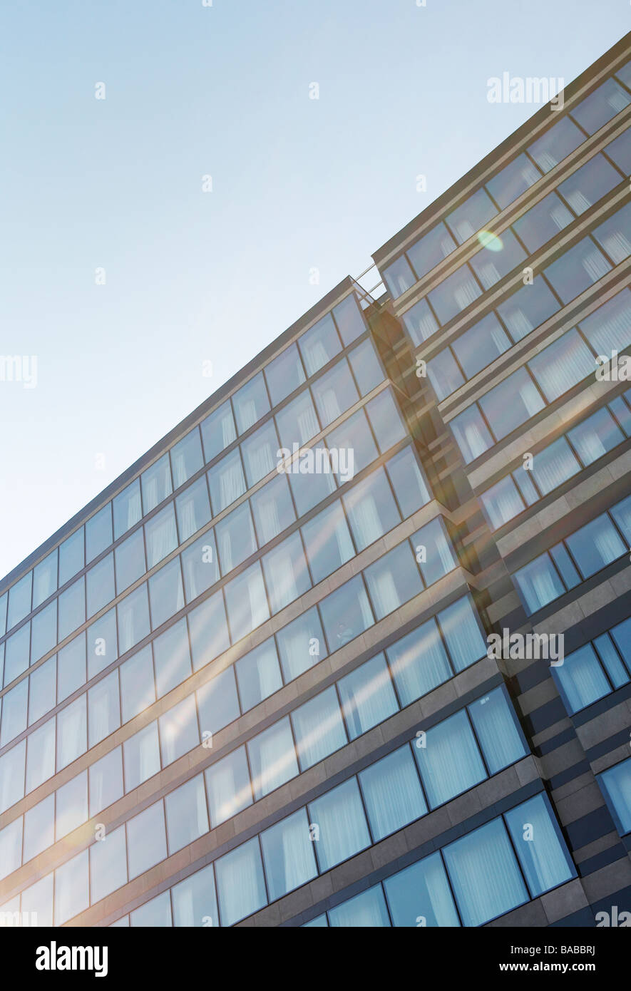 Building with a front of glass Stockholm Sweden Stock Photo - Alamy