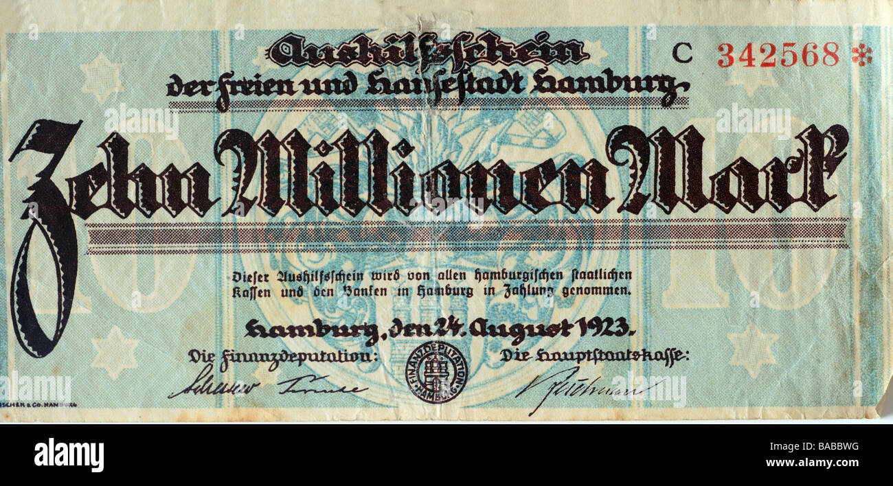 Million mark banknote hi-res stock photography and images - Alamy
