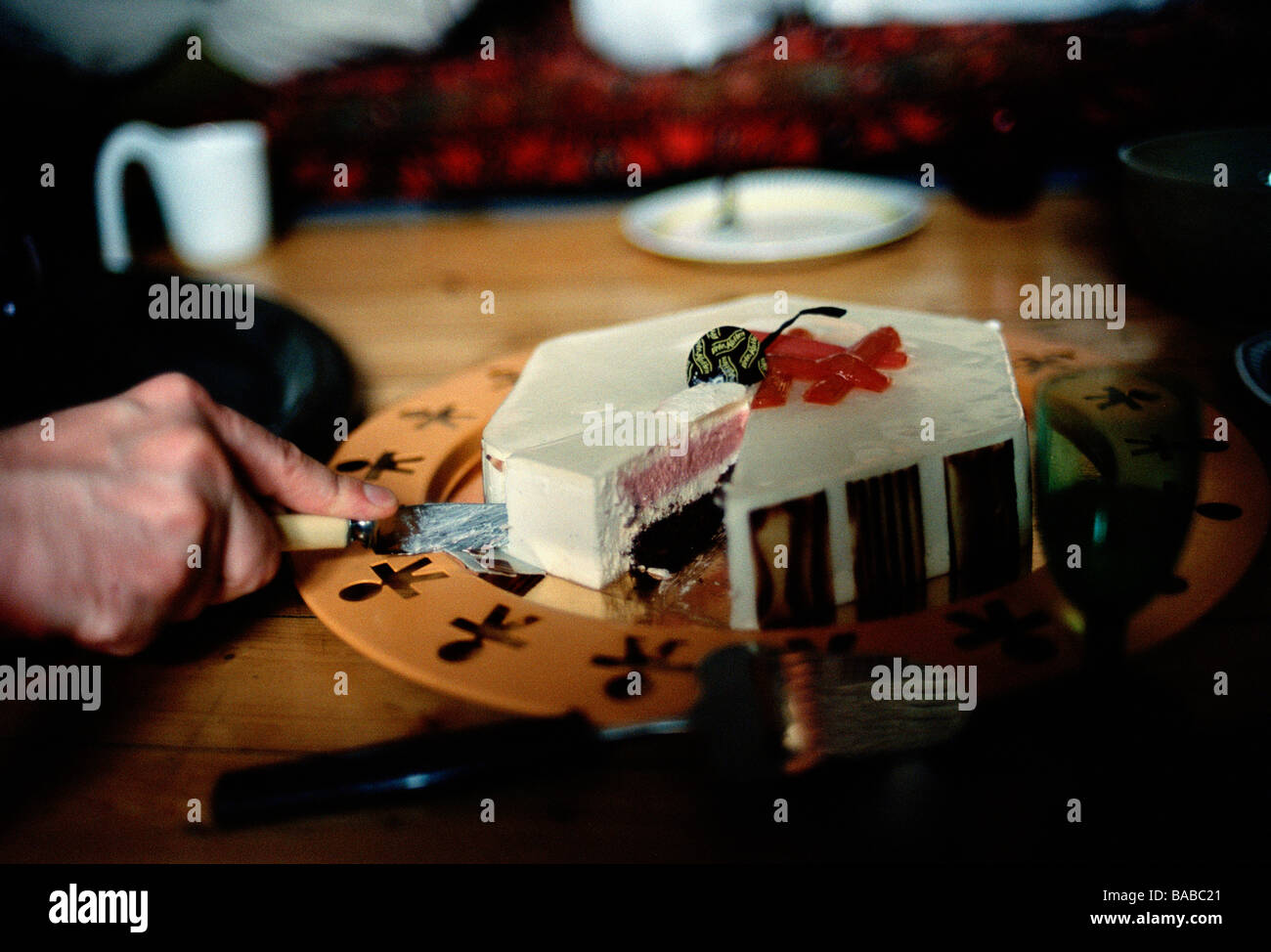 A cake on a table Stock Photo - Alamy