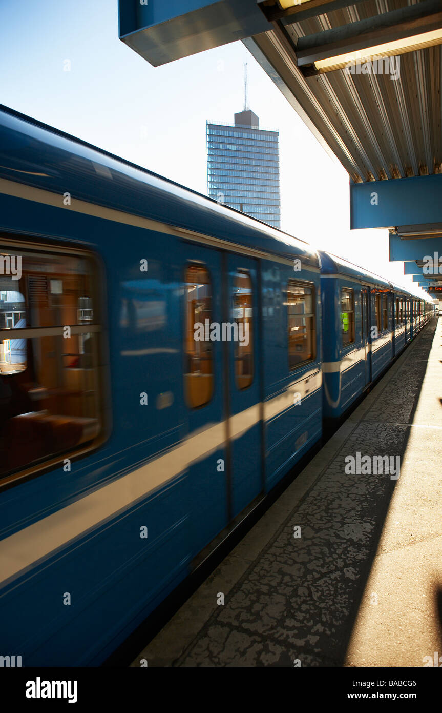 Underground station Kista Stockholm Sweden Stock Photo - Alamy