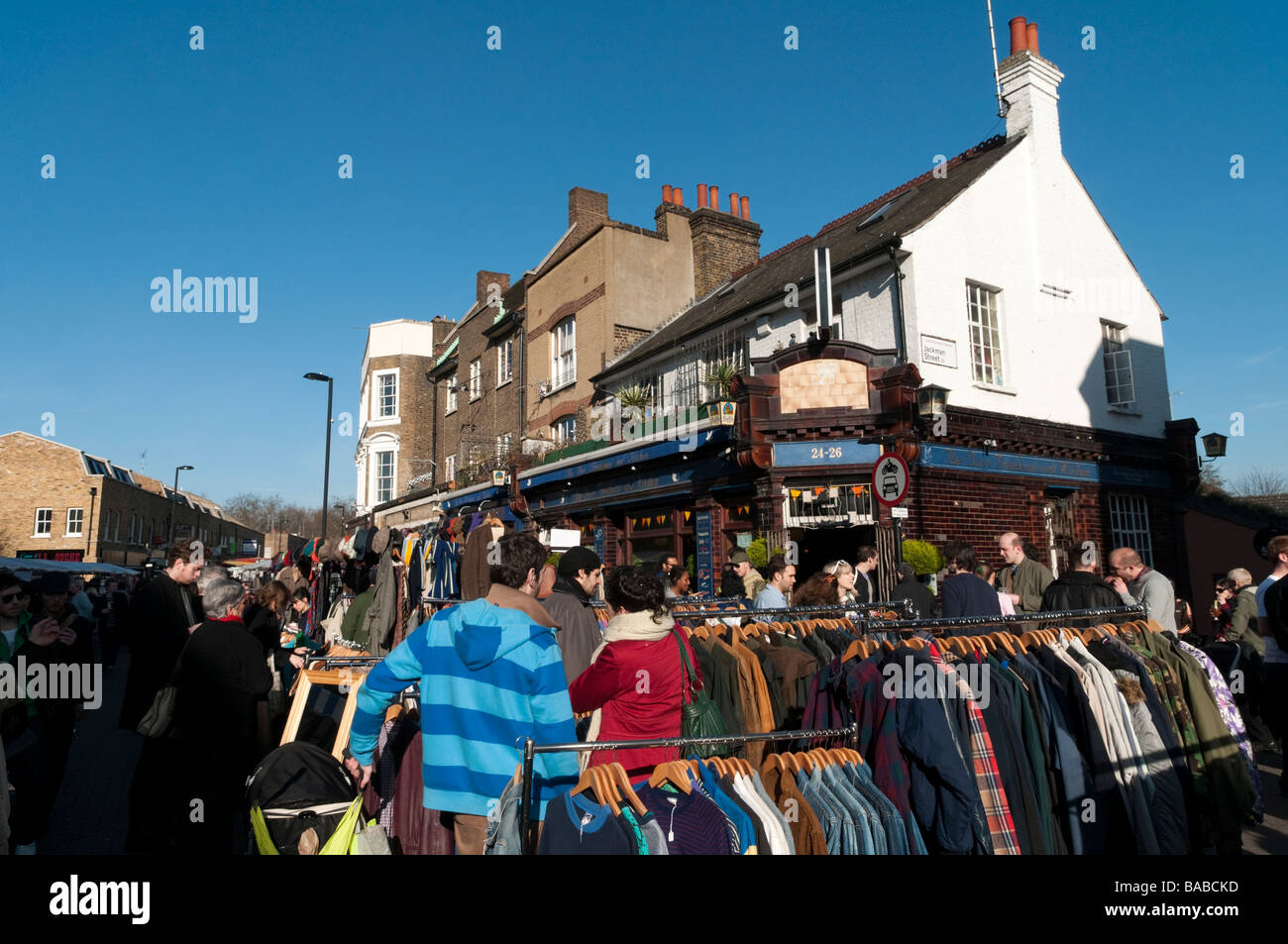 Broadway Market Hackney London England UK Stock Photo - Alamy