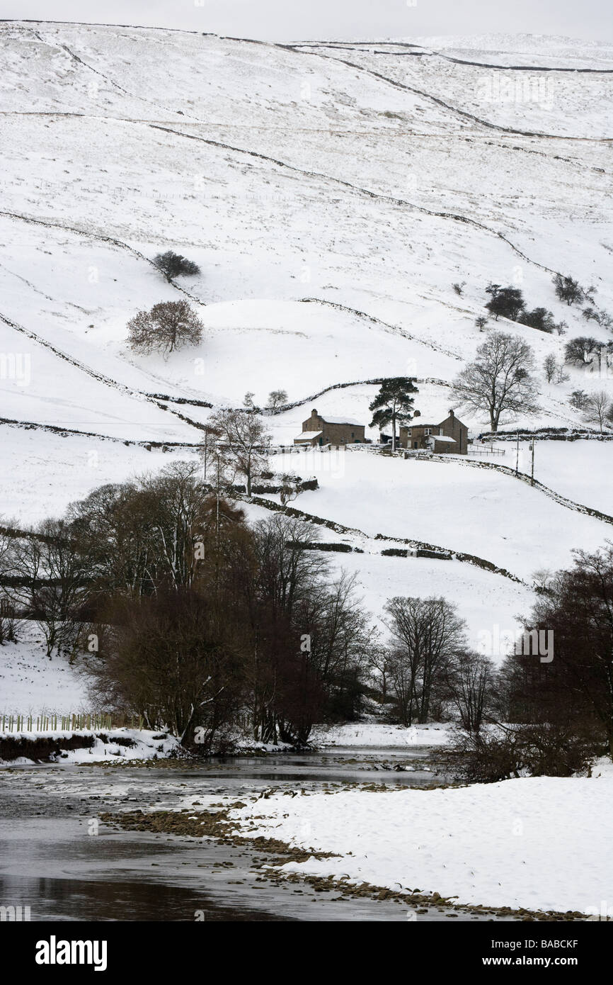 Swaledale,Yorkshire Dales in winter Stock Photo - Alamy