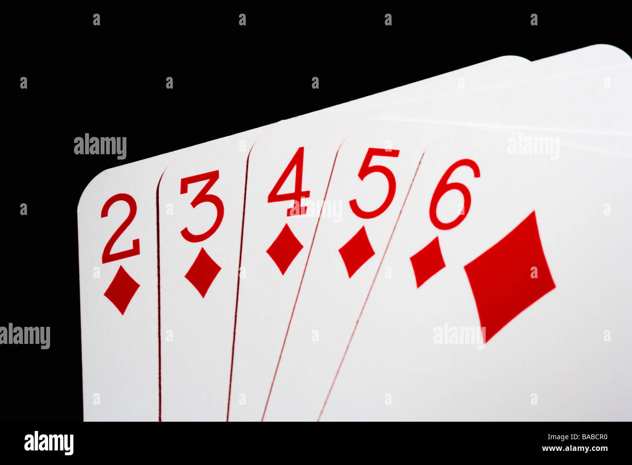 Playing cards close-up Stock Photo - Alamy