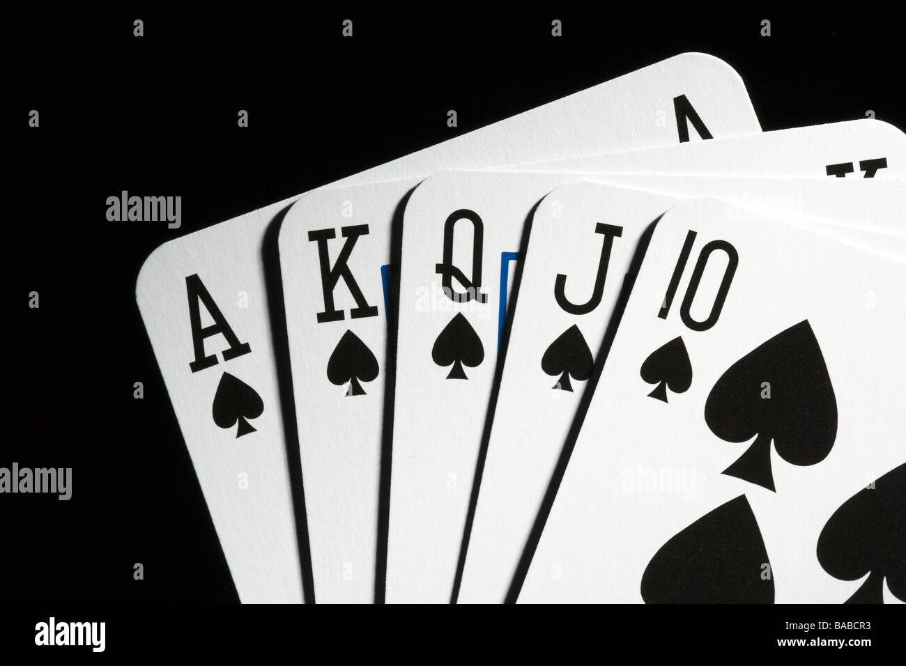 Playing cards close-up Stock Photo - Alamy