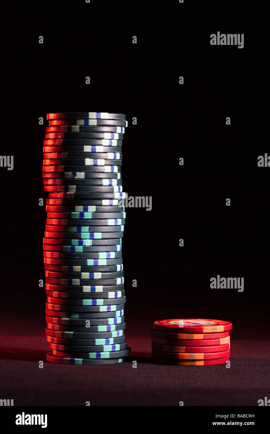 Counters on a casino close-up Stock Photo - Alamy