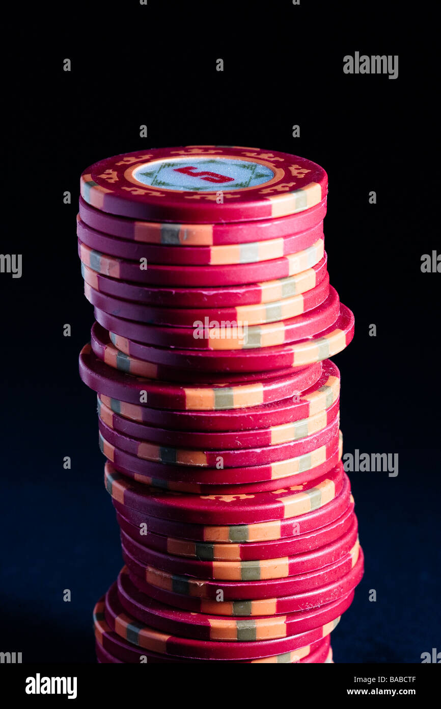 Counters on a casino close-up Stock Photo - Alamy