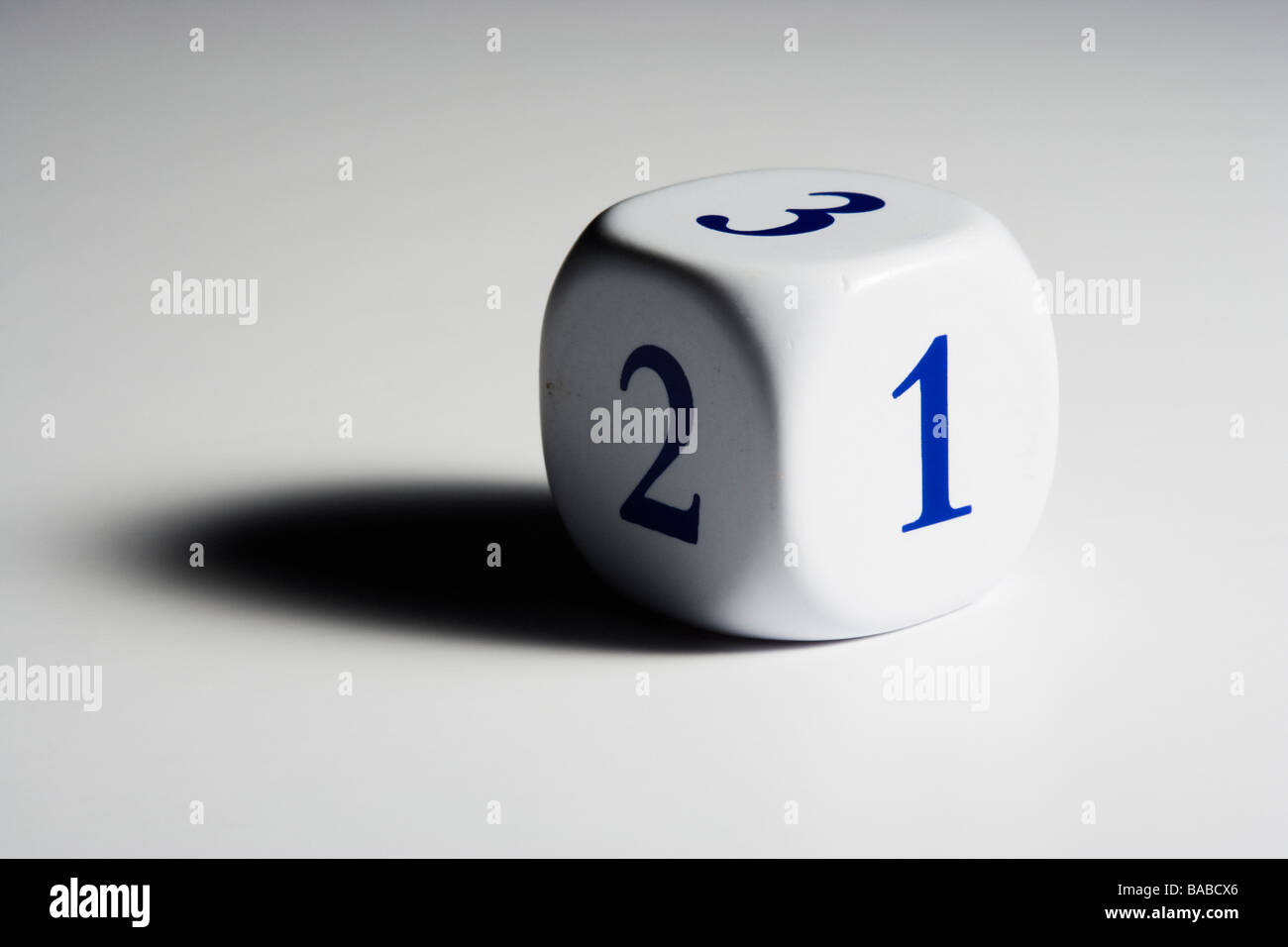 A dice close-up Stock Photo - Alamy