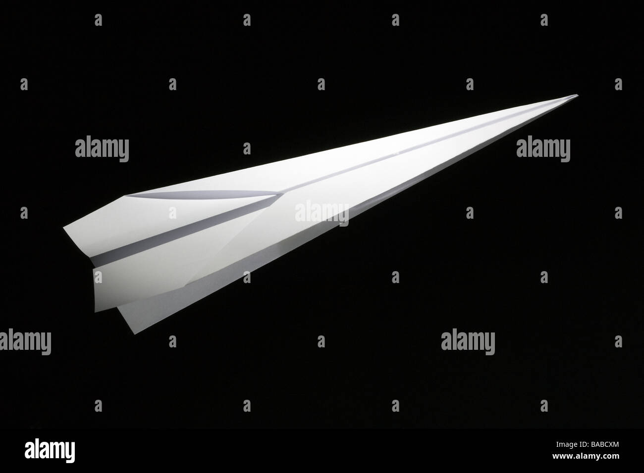 Black paper airplane hi-res stock photography and images - Alamy