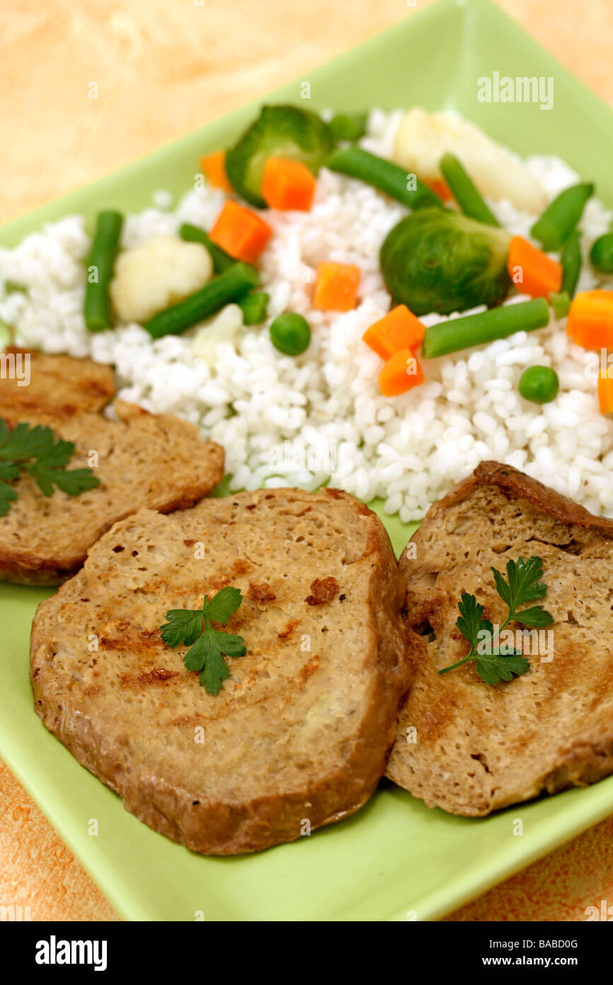 Seitan Recipe available Stock Photo - Alamy