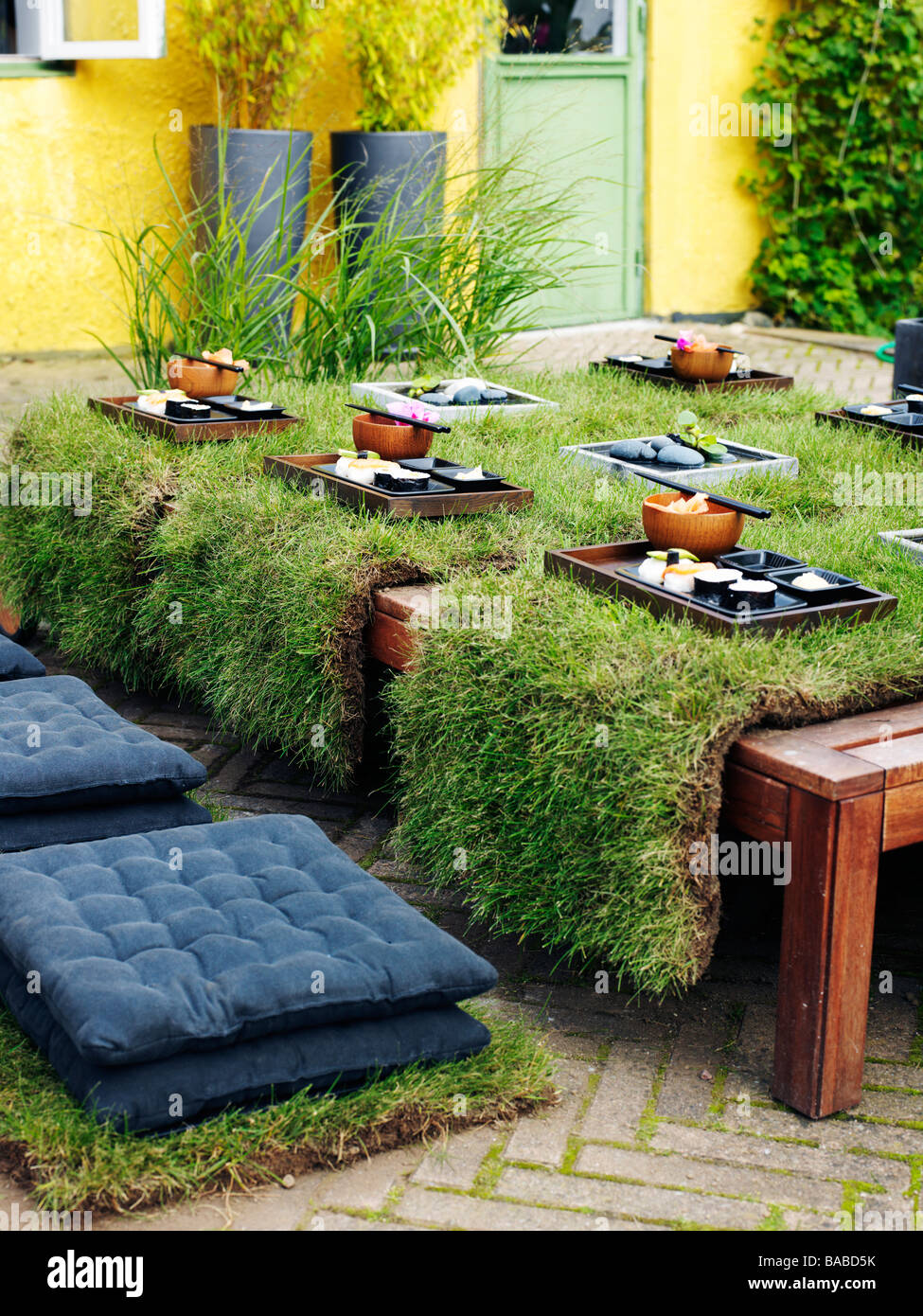 Sushi set on table hi-res stock photography and images - Alamy