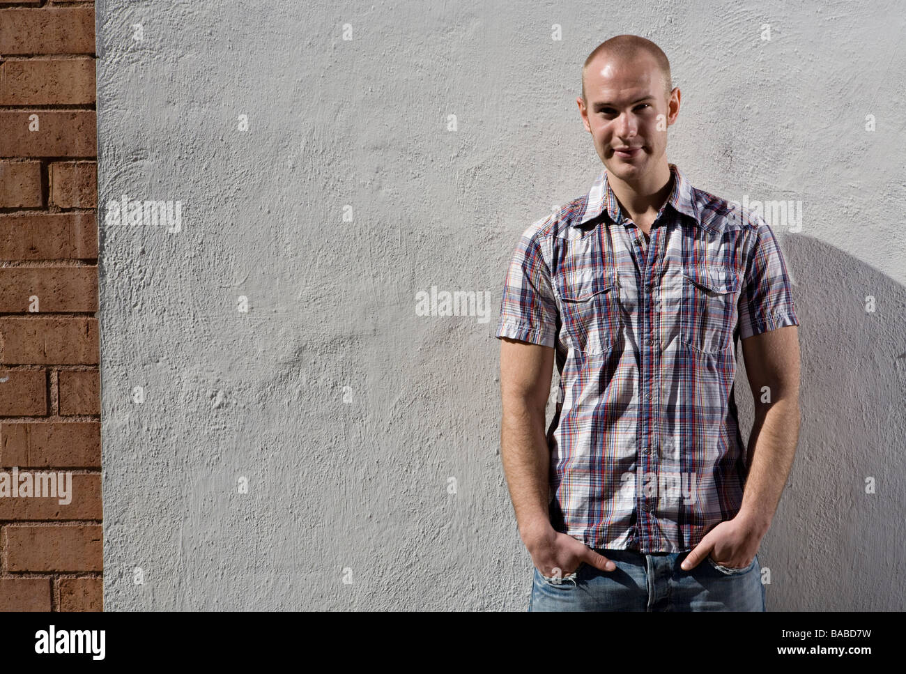A Scandinavian young man posing Sweden Stock Photo - Alamy