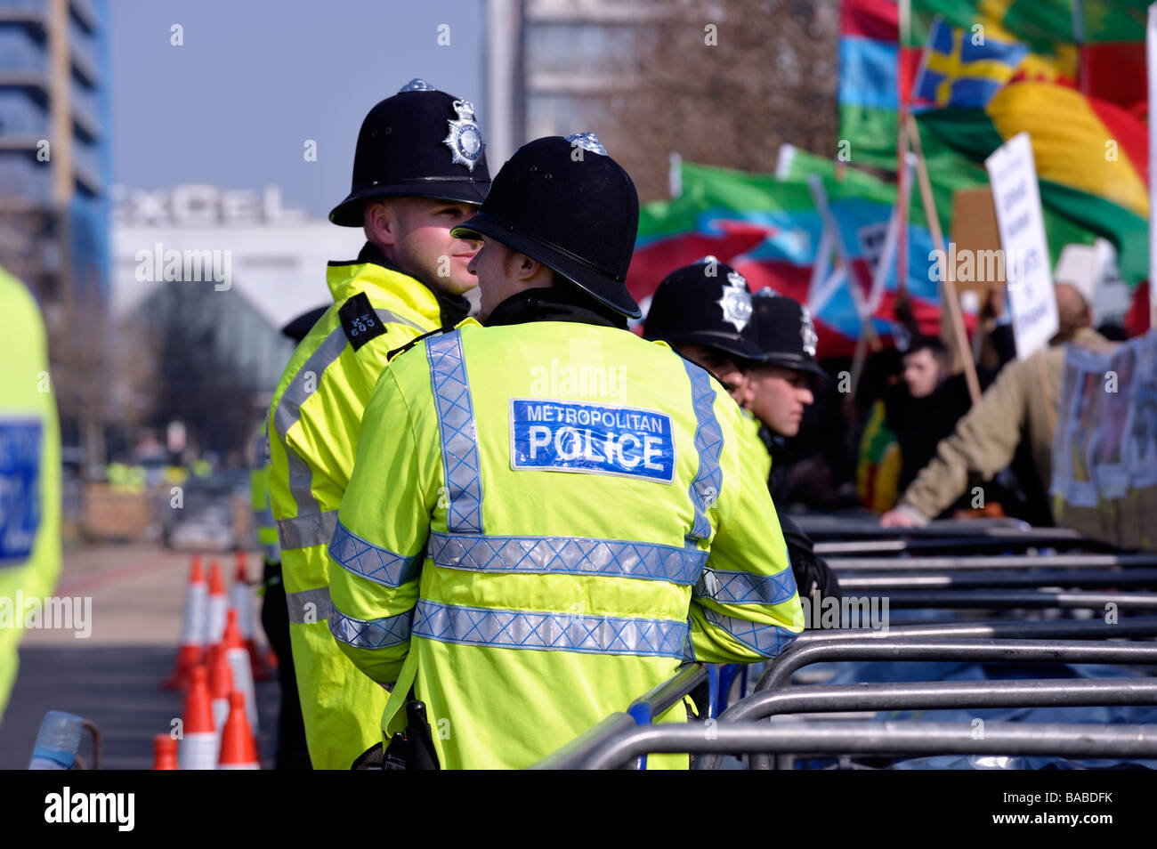 G8 summit protest hi-res stock photography and images - Alamy