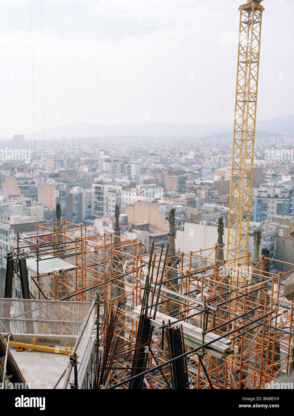 Building construction Barcelona Spain Stock Photo - Alamy
