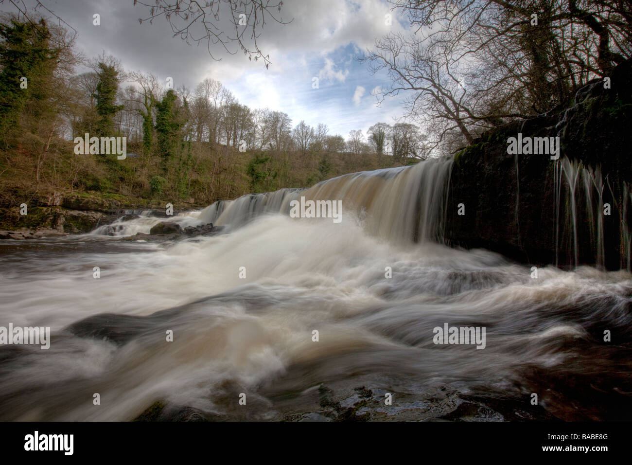 "Aysgarth Falls" in the Yorkshire Dales England UK Stock Photo - Alamy