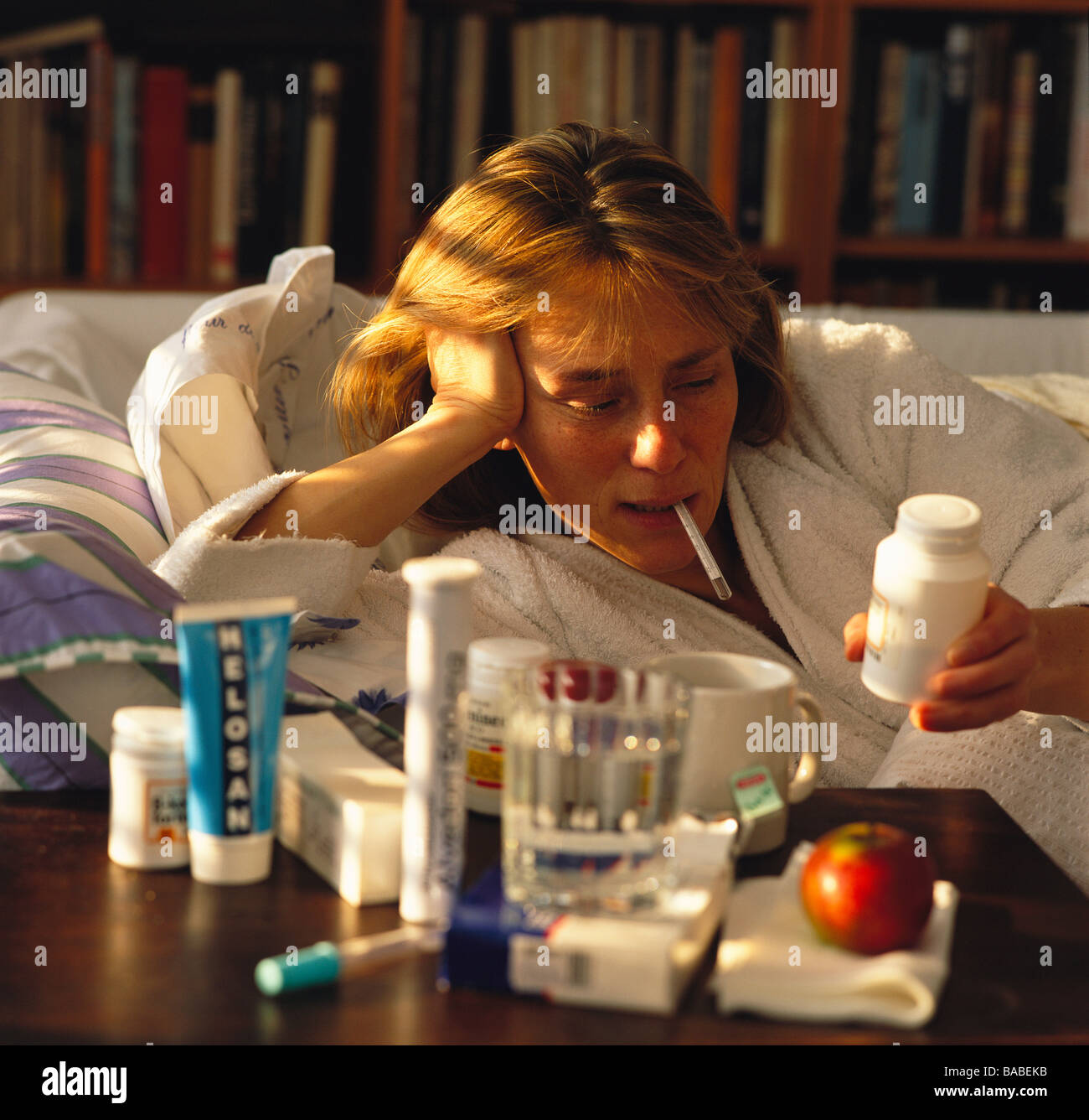 A person with a cold Sweden Stock Photo - Alamy