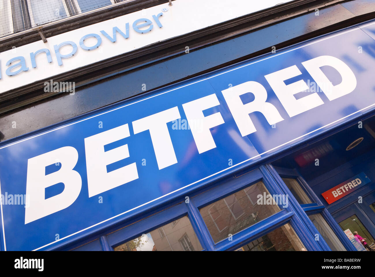 A Betfred sign Stock Photo - Alamy