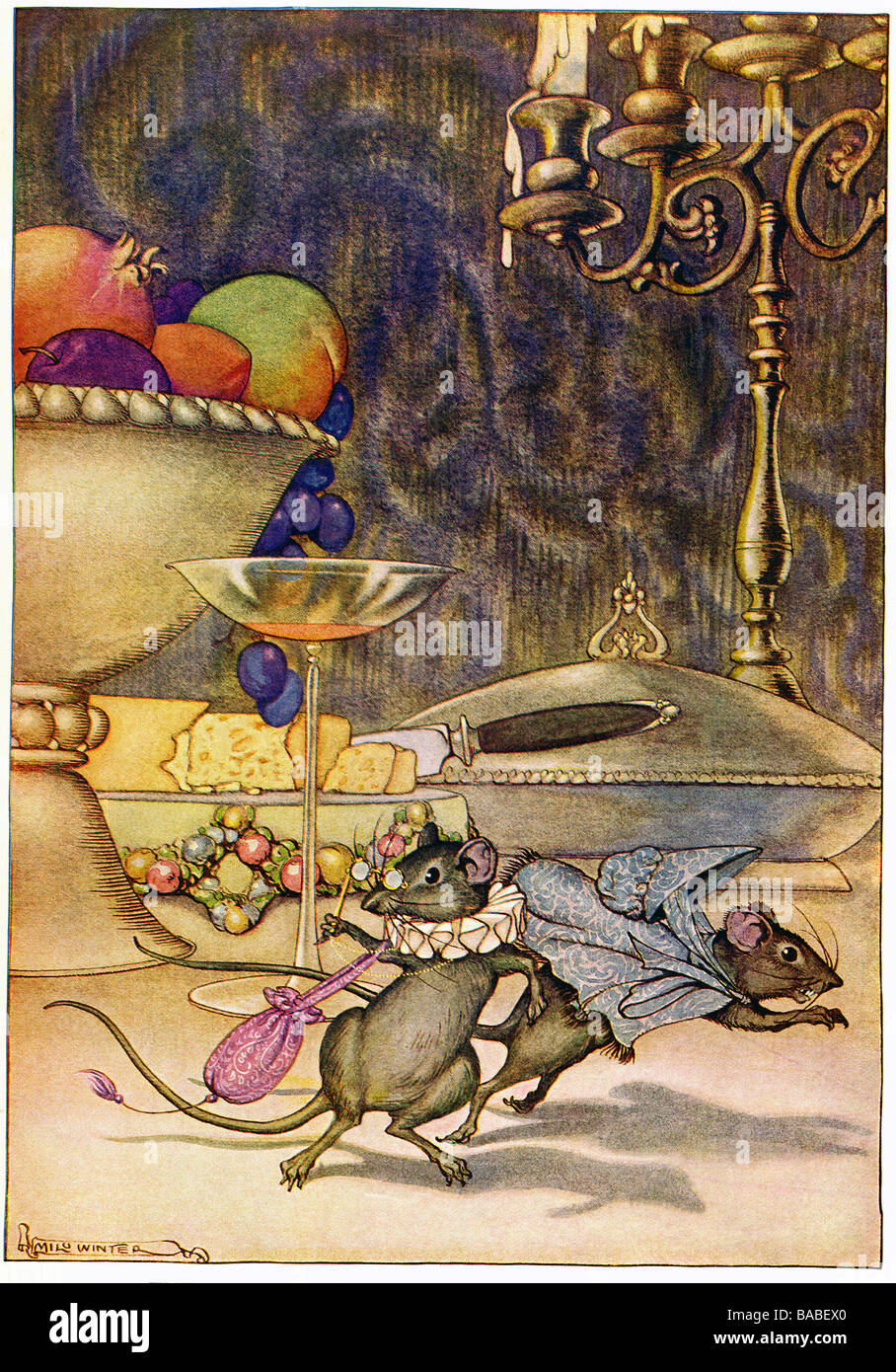 Country Mouse and City Mouse Stock Photo - Alamy