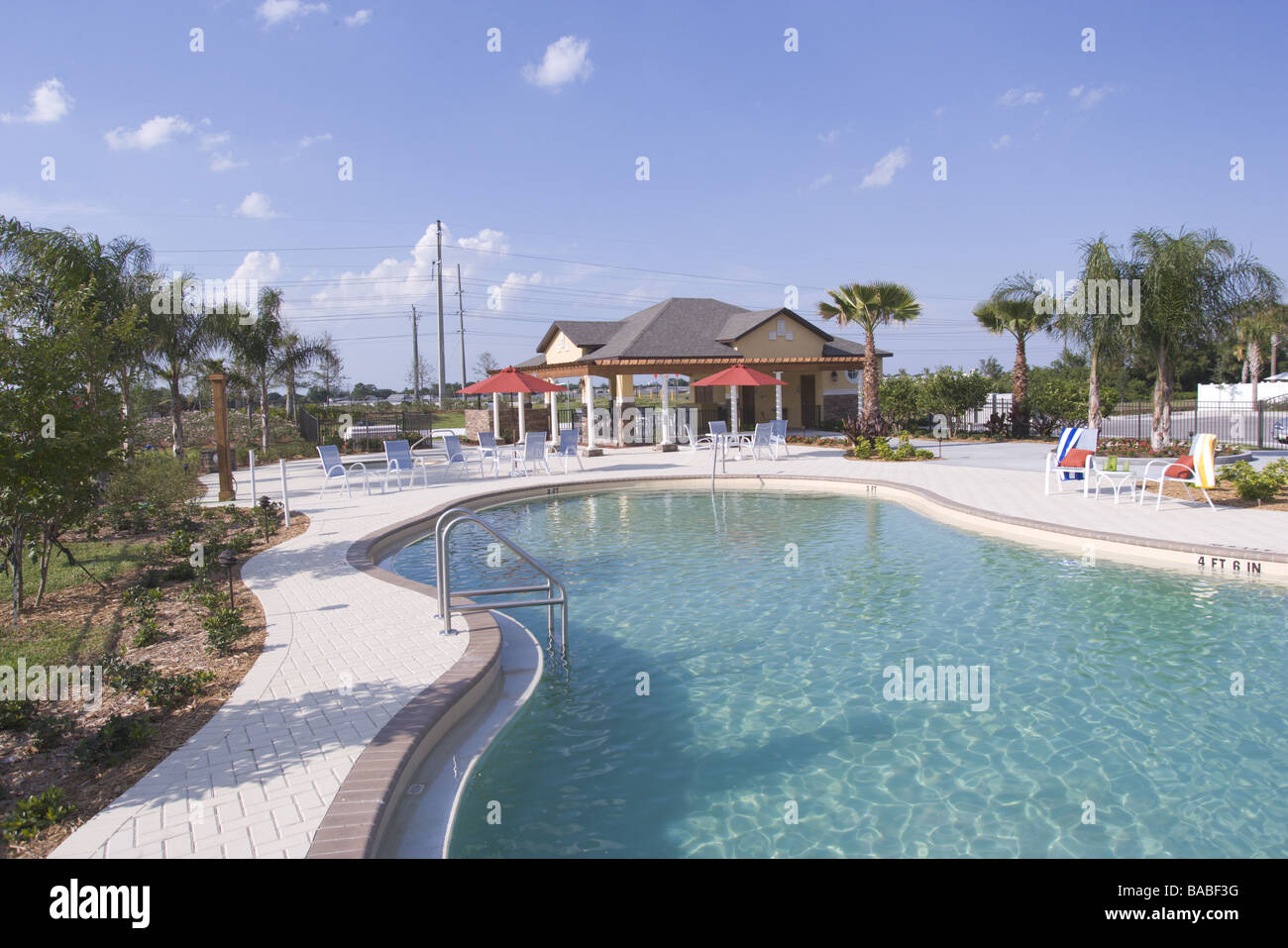 Architecture, Custom Homes, Florida, Community Amenities Stock Photo ...
