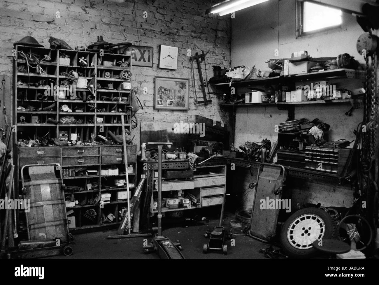 Indoor vehicles Black and White Stock Photos & Images - Alamy