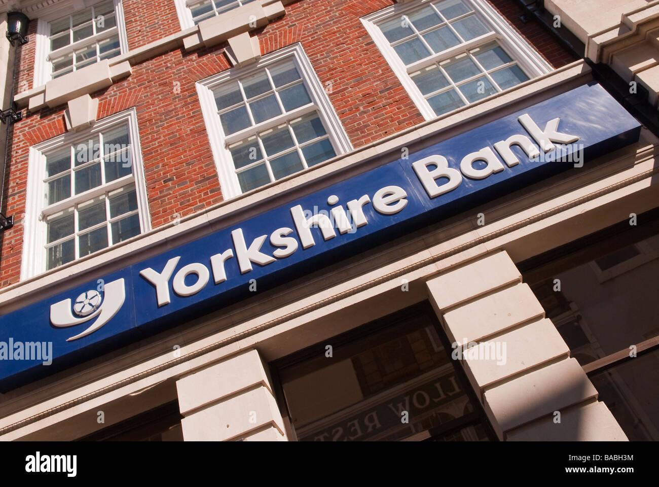 The Yorkshire Bank sign in York,Yorkshire,Uk Stock Photo - Alamy
