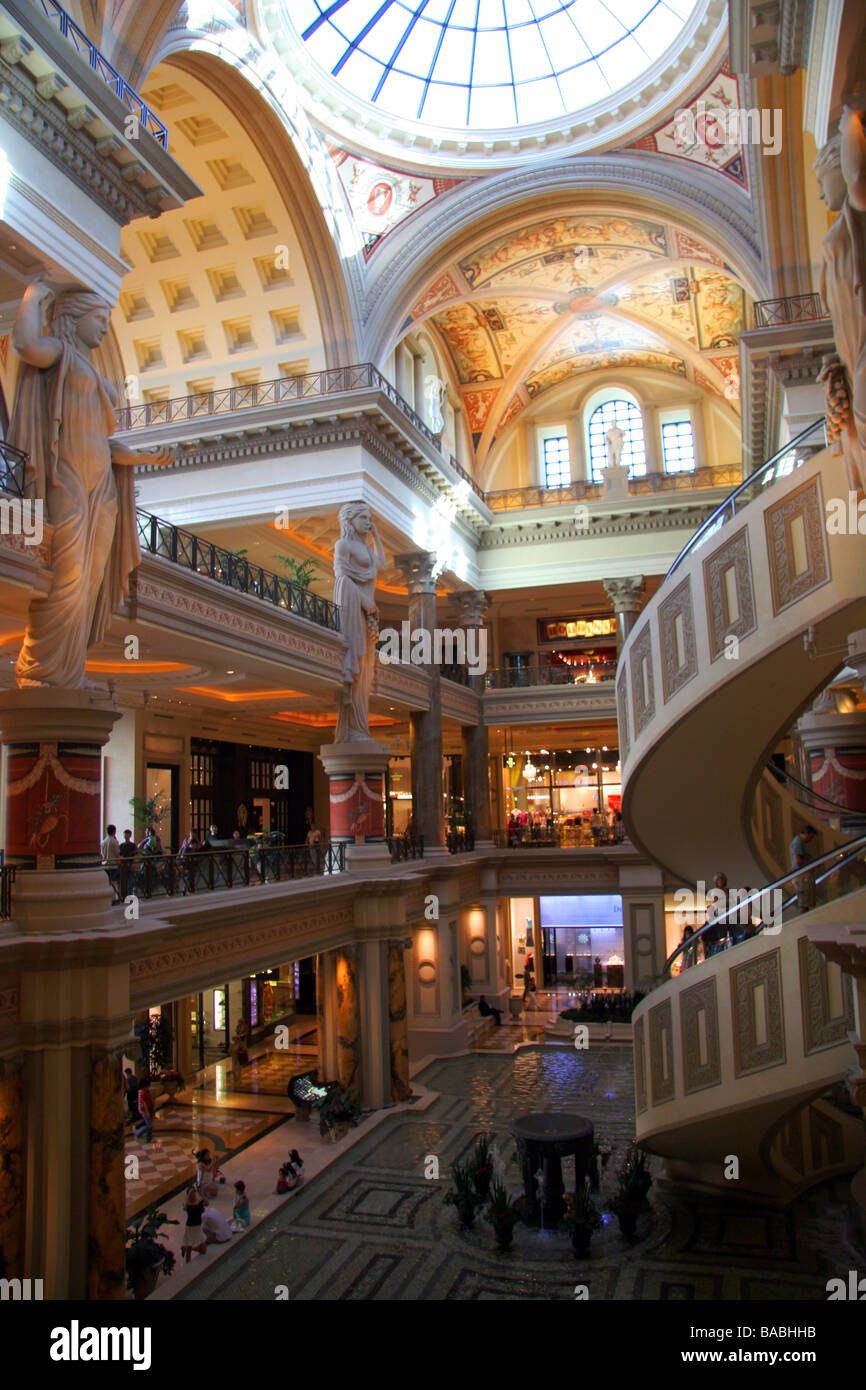Interior of Caesars Palace Las Vegas Nevada USA Stock Photo - Alamy