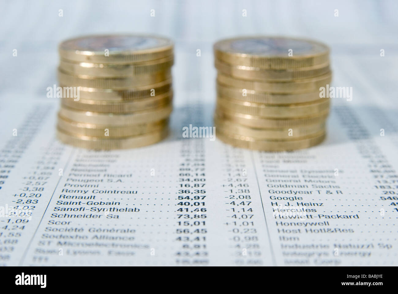 Newspaper financial page hi-res stock photography and images - Alamy